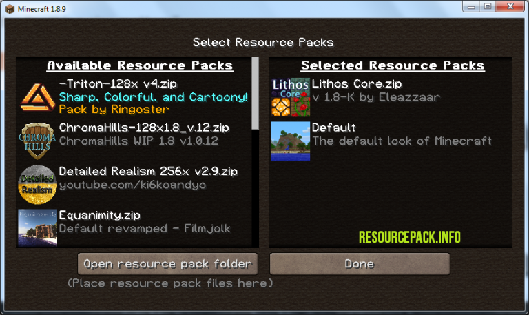 How to install Resource Packs in Minecraft 1.16.5/1.15.2/1.14.4/1.13.2