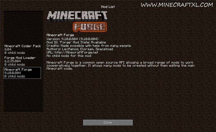Forge API 1.13.1 - ResourcePack.info