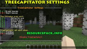TreeCapitator Datapack for Minecraft 1.21.6 / 1.20.6 / 1.19.4