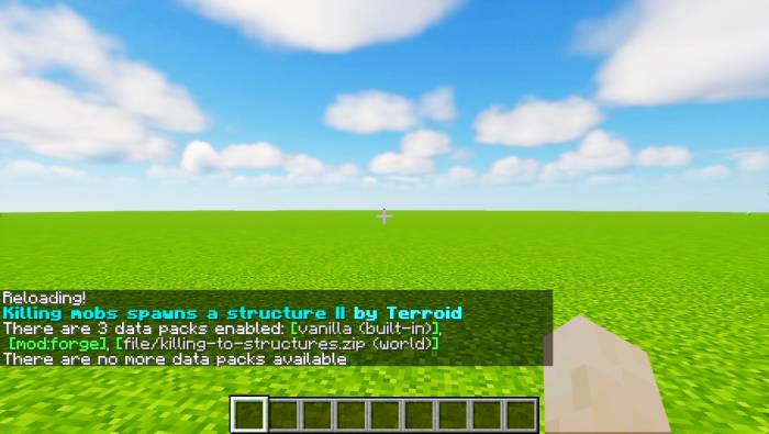 Killing Mobs Can Spawn Structures DataPack 1.21.6 / 1.20.6