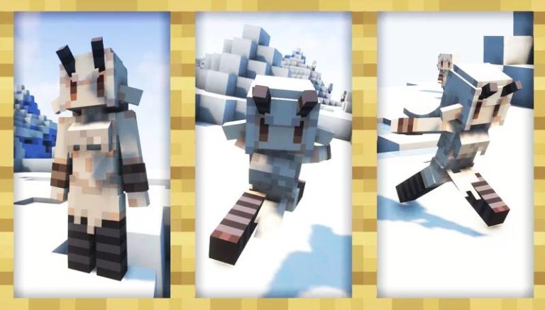 Cute Mob Models Resource Pack for 1.21.6 / 1.20.6 / 1.19.4