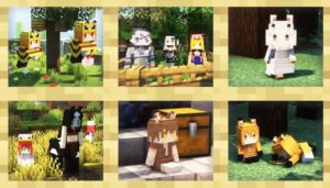 Cute Mob Models Resource Pack for 1.21.6 / 1.20.6 / 1.19.4