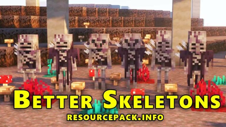 Better Skeletons 1.21.6 - ResourcePack.info