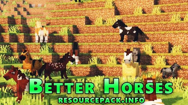 Better Horses Minecraft Texture Pack Archives - ResourcePack.info