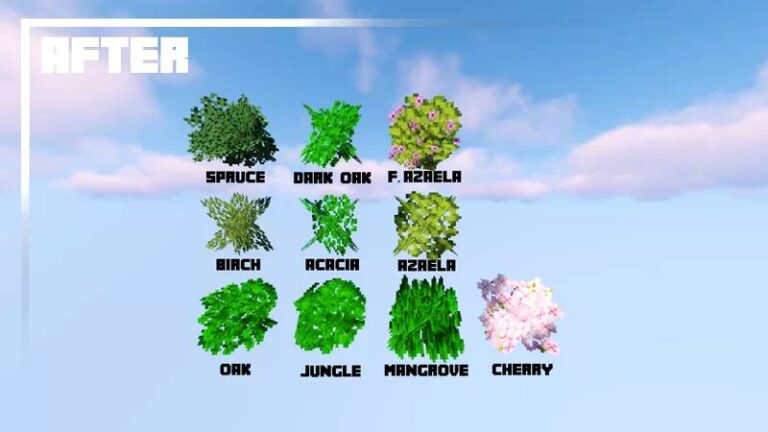Bushy Leaves Resource Pack for 26.1.3 / Extraordinary Leaves