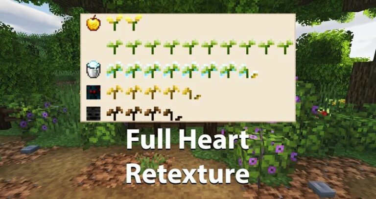 Overgrown Flowery GUI Resource Pack for 1.21.6 / Huge Flowers