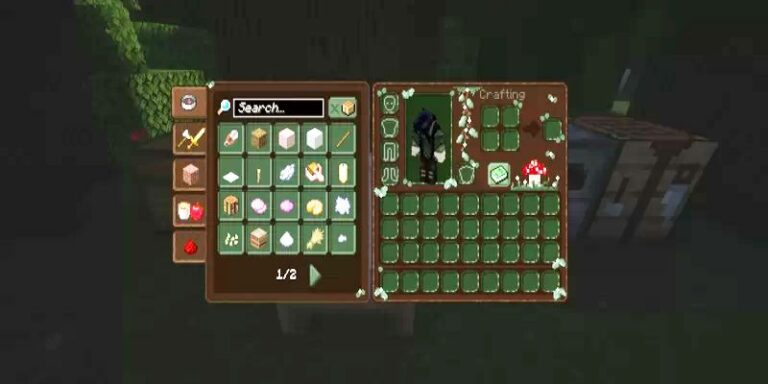 Vines & Leaves GUI 1.21.6 Resource Pack – Leafy Vines