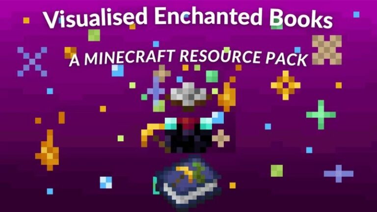 Visualised Enchanted Books 26.1.3 Resource Pack – 3D Books