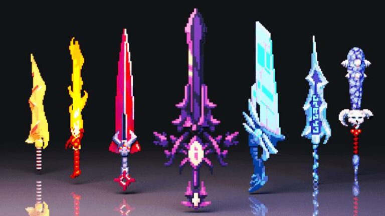 3D Weapons CIT Resource Pack 1.21.6 – Realistic 3D Weapons