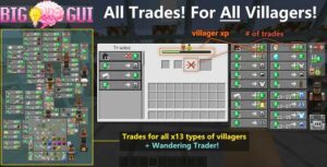 Big Brain GUI Resource Pack 1.21.6 – Smart InfoPanels