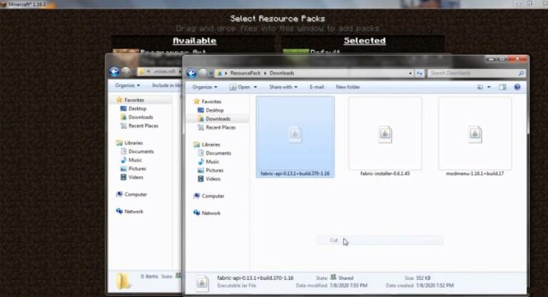 Fabric API 1.21.8 / 1.20.6 / Quick Mod Loader Toolkit for Mods