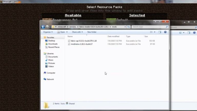 Fabric API 1.21.8 / 1.20.6 / Quick Mod Loader Toolkit for Mods