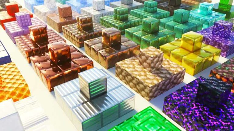 Vanilla RTX Normals Resource Pack 1.21.6 / Ray Tracing Bedrock